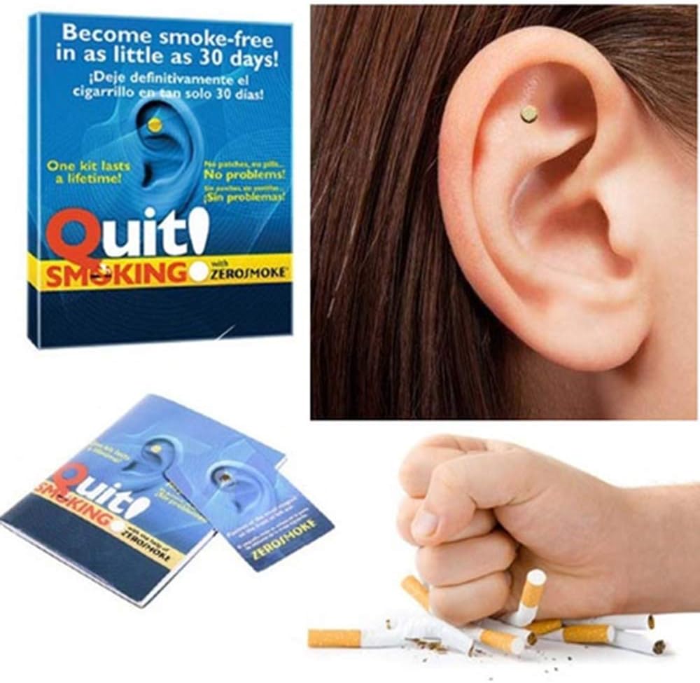 Amazon.com: SAYLAVE Magnetic Stop Smoking Smoke Ear Auricular Magnet ...