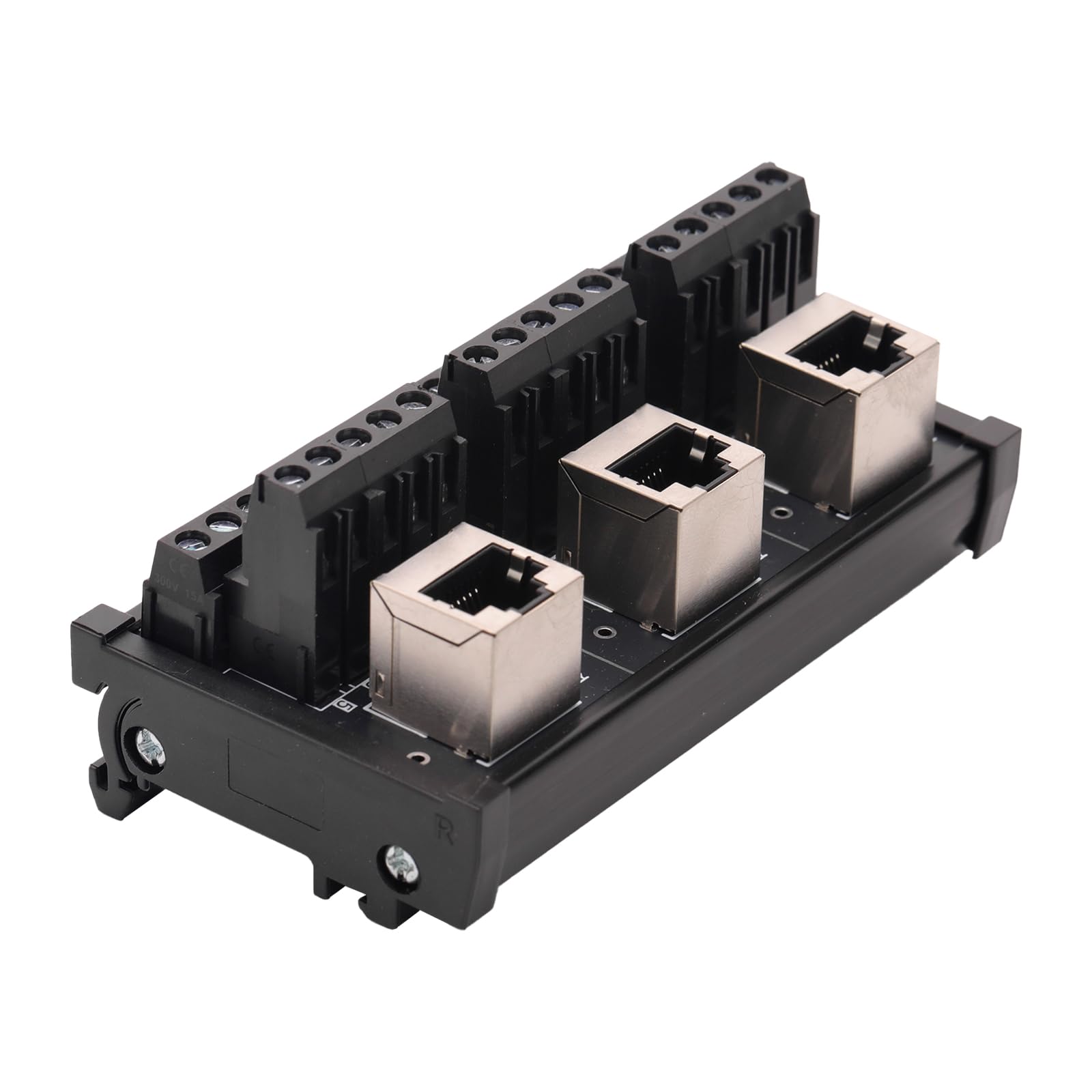 Snapklik.com : Jienk RJ45 8P8C DIN Rail Mount Ethernet Connector ...