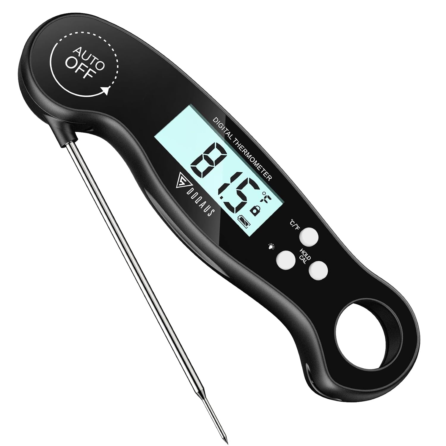 DOQAUS Meat Thermometer, Food Thermometer for Cooking with Folding ...