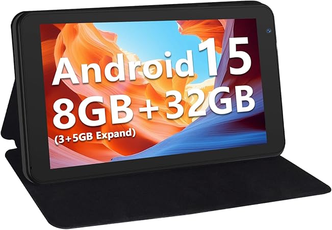 Amazon.com : NEWISION 7 Inch Tablet with Case, Five Core Android 15 ...