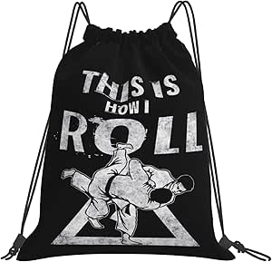 Amazon.com | Woidxzxza Jiu Jitsu For Bjj Lovers Drawstring Backpack Gym ...