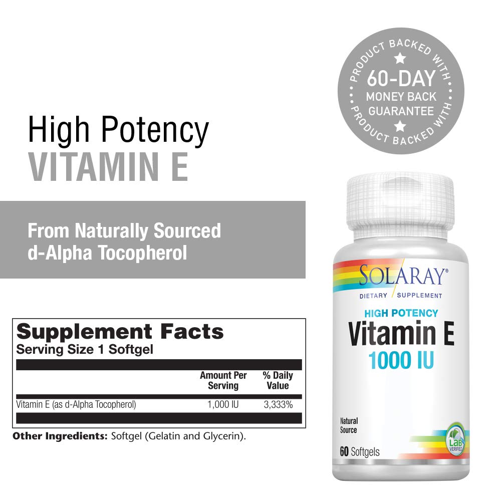 Solaray Vitamina E, D-alfa to...B0027ABBK4 | Encarguelo.com