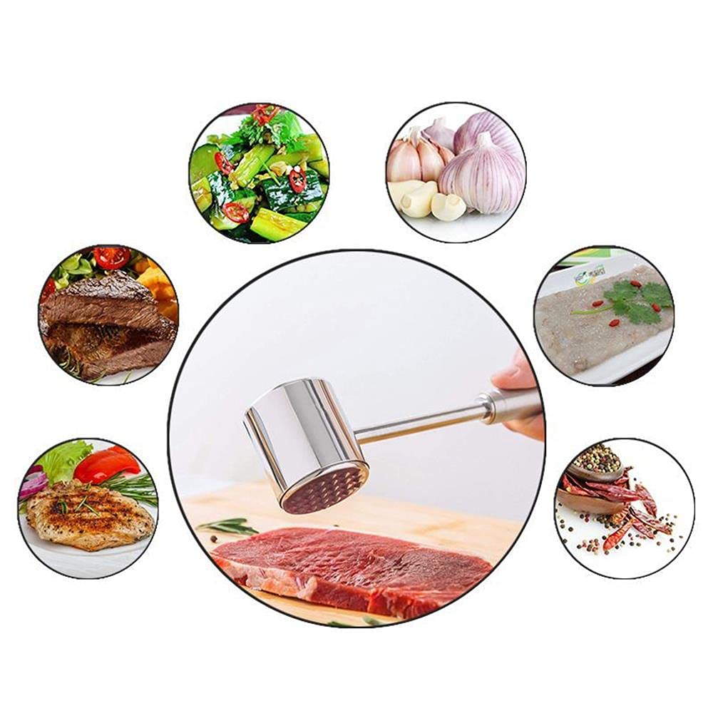 Multifunctional Cooking Mallet AILON Stainless Steel Meat Tenderizer ...