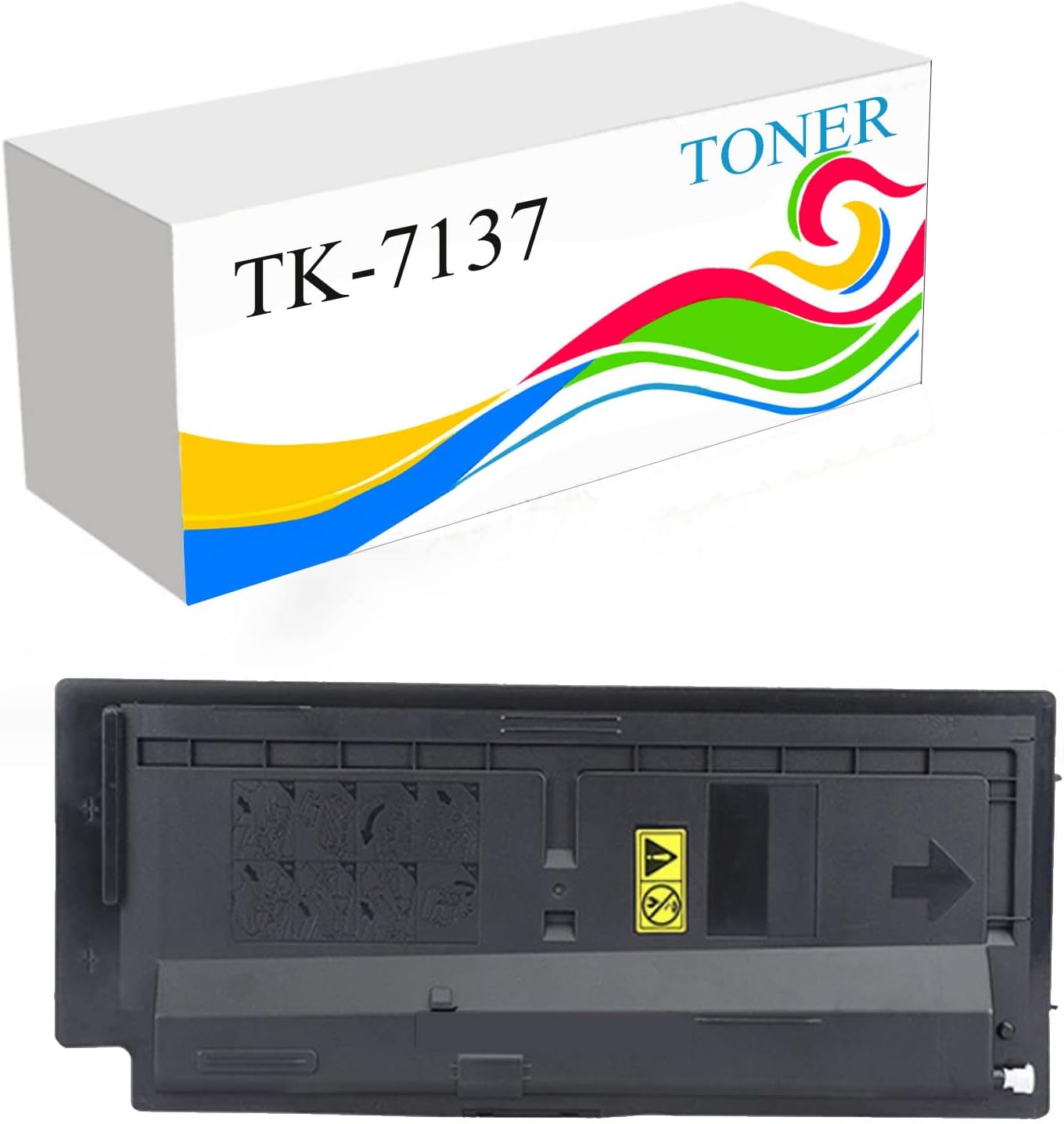 Amazon.com: MYSEC TK-7137 Cartucho de tóner para Kyocera, TK7137 Uso ...