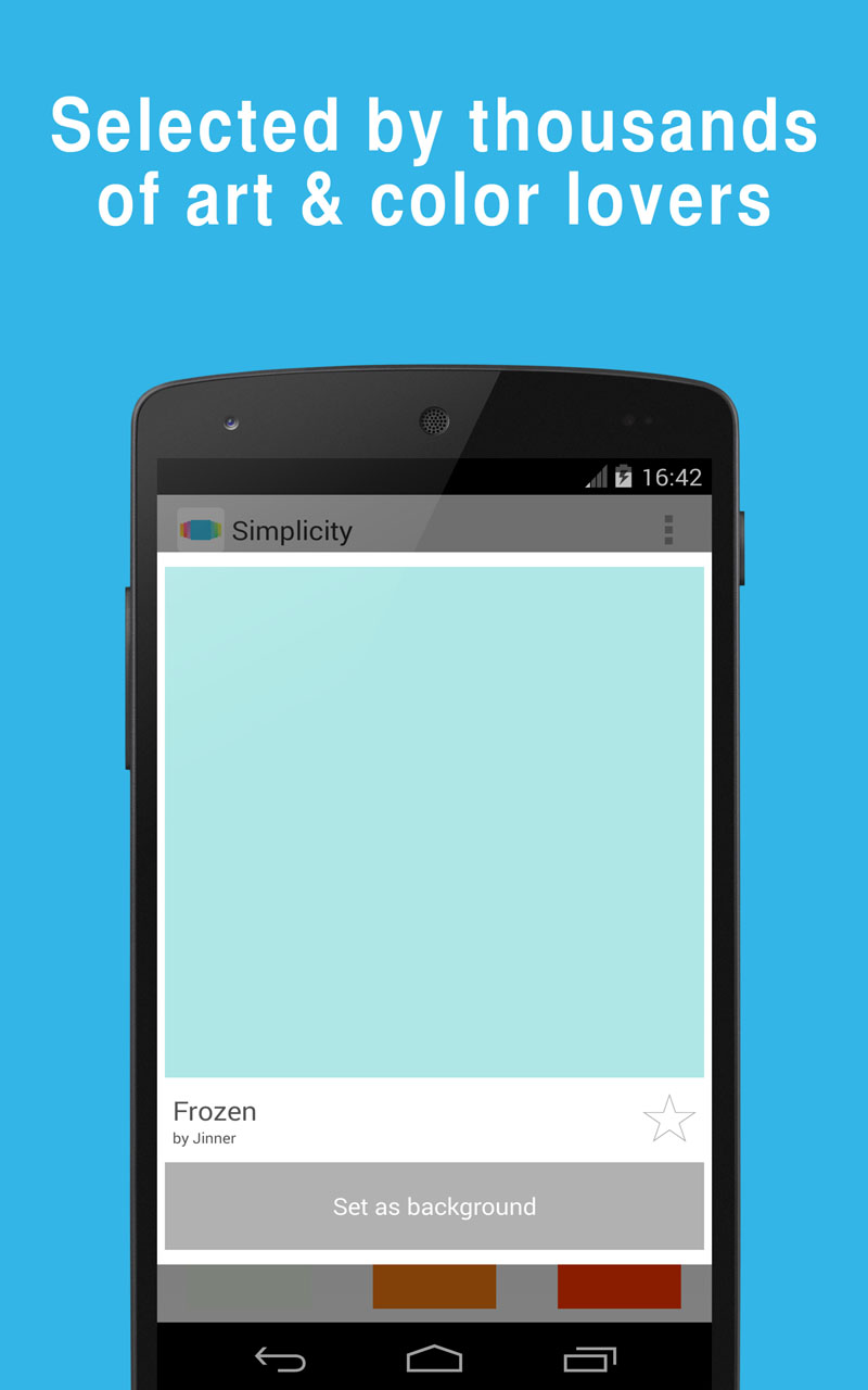 One color backgrounds - Simplicity - App on Amazon Appstore