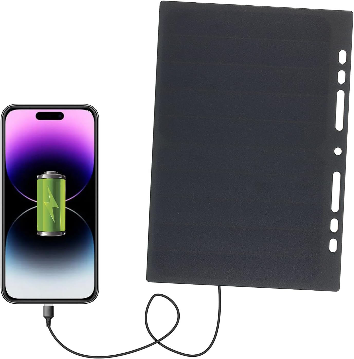 Amazon.com : Lixada Solar Panel Charger USB Port Portable High Power ...