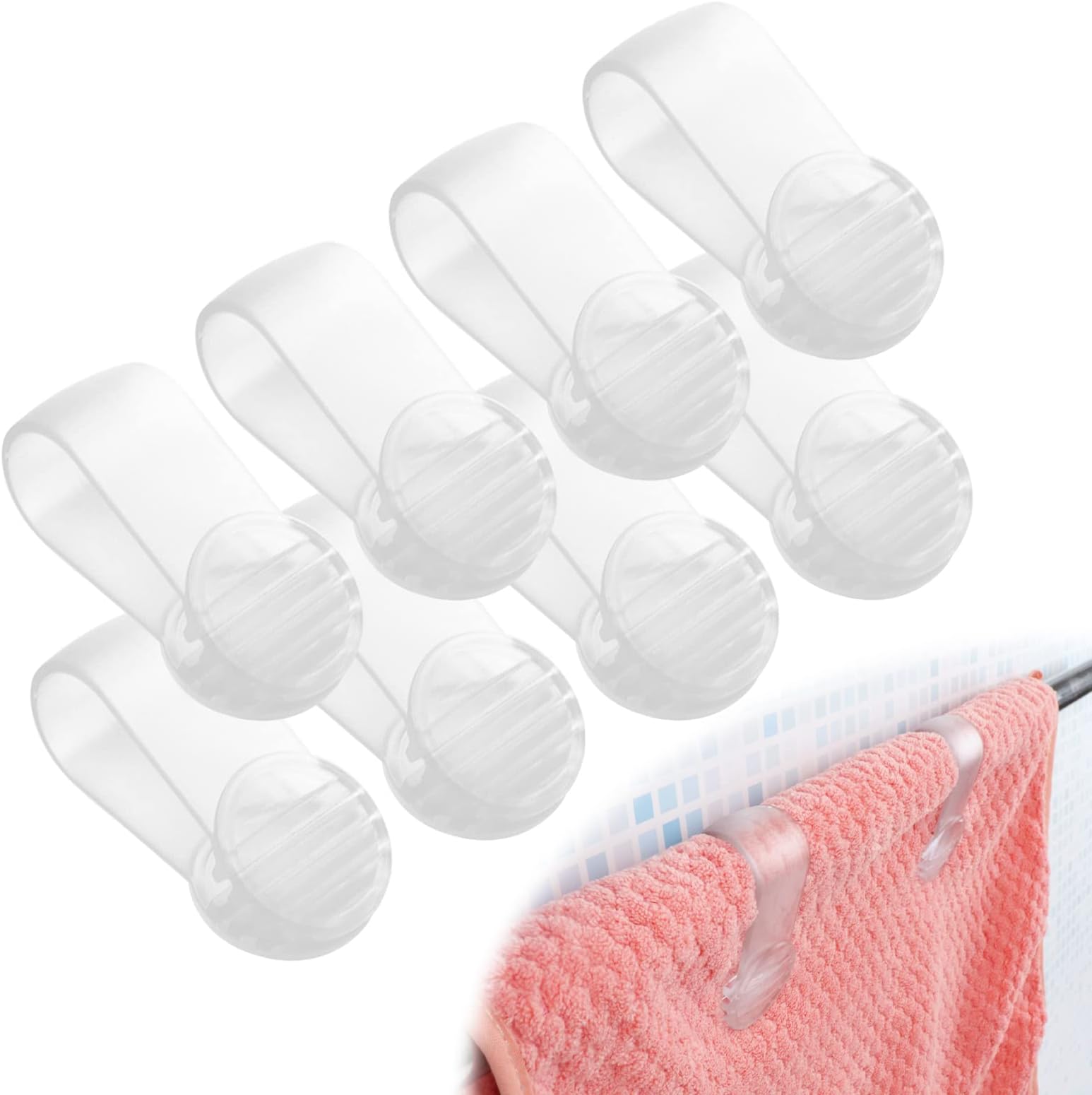 Amazon.com - Hipruict Hand Towel Clips for Kitchen,towel Clip,8 Clip ...