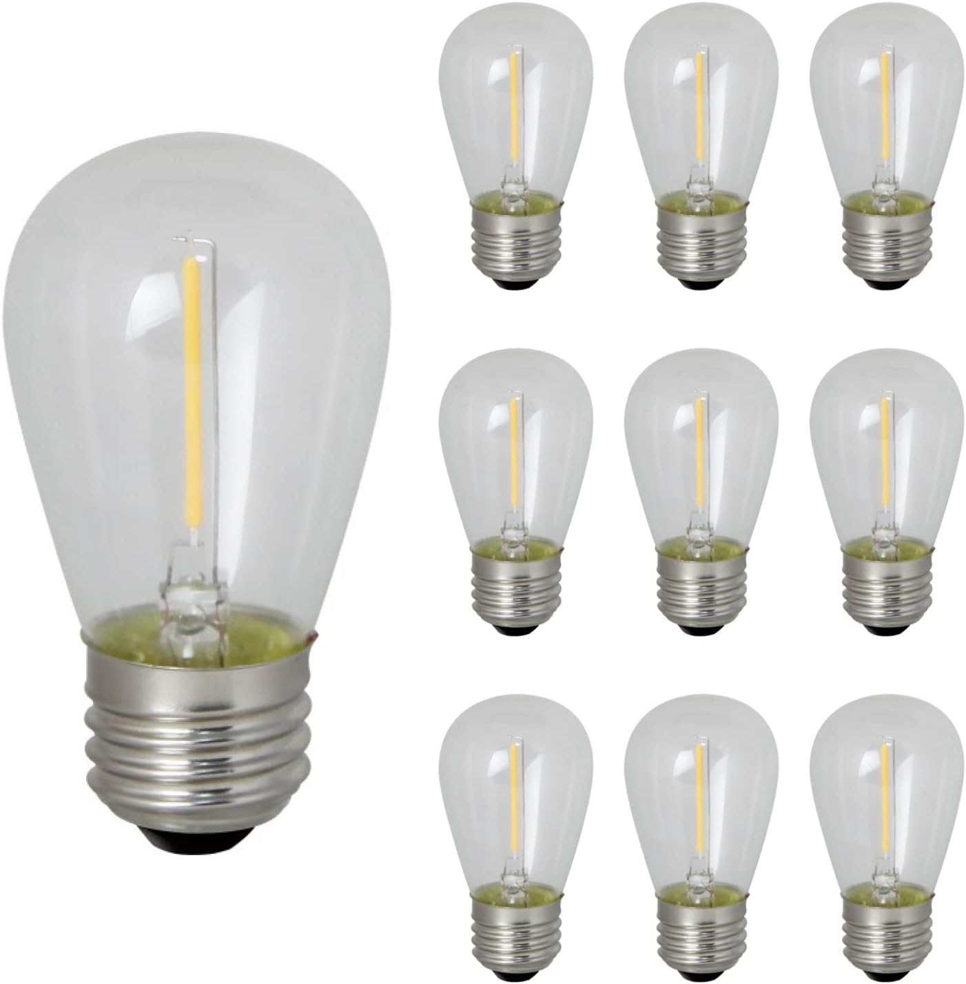 Bulbrite (10 Pack) 776684, LED Filament Light Bulb for String Lights ...