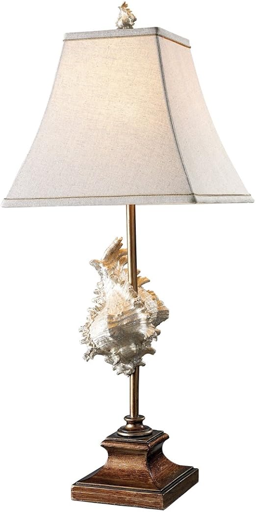 Dimond D1979 12-Inch Width by 30-Inch Height Delray Table Lamp in Conch ...