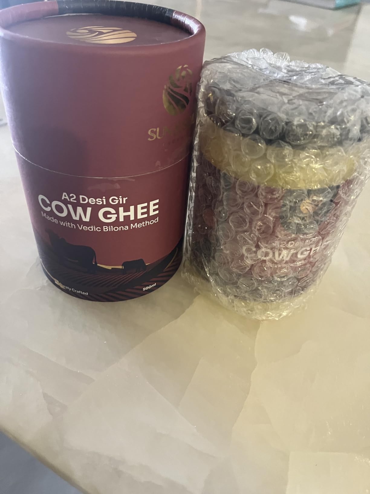 Sun And Soil Organic A2 Ghee: Ultimate Purity | 500 ml | Grass-Fed A2 ...