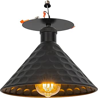 Kiven Can Lights Retrofit Recessed Lighting with E26 Power Outlet ...