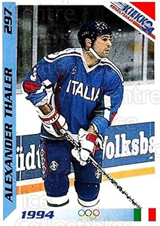Amazon.com: (CI) Alexander Thaler Hockey Card 1994 Finnish Jaa Kiekko ...