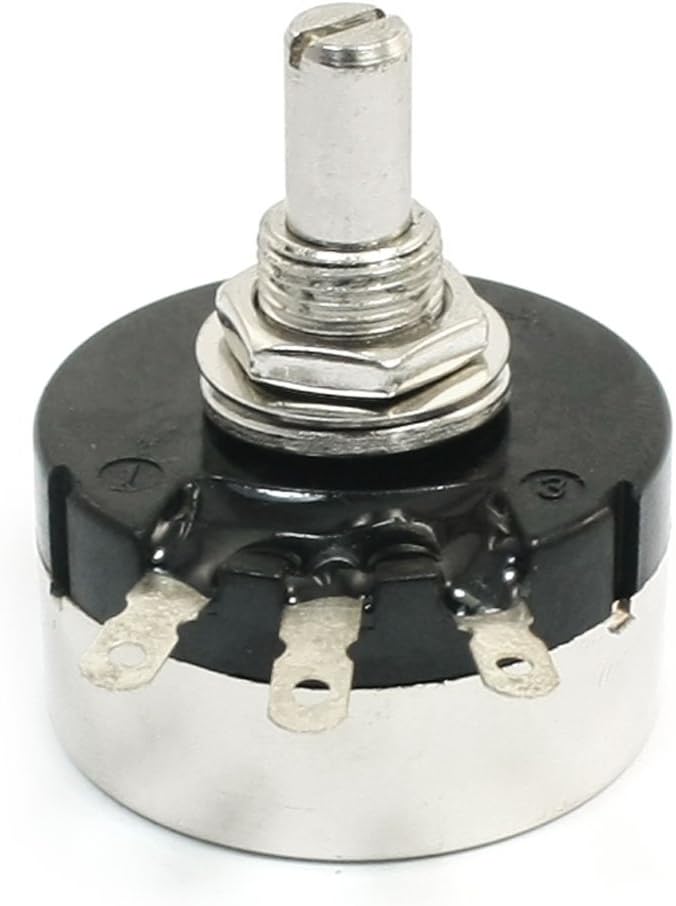 Amazon.com: Aexit RV30YN20S 100K Variable Resistors ohm Round Shaft ...