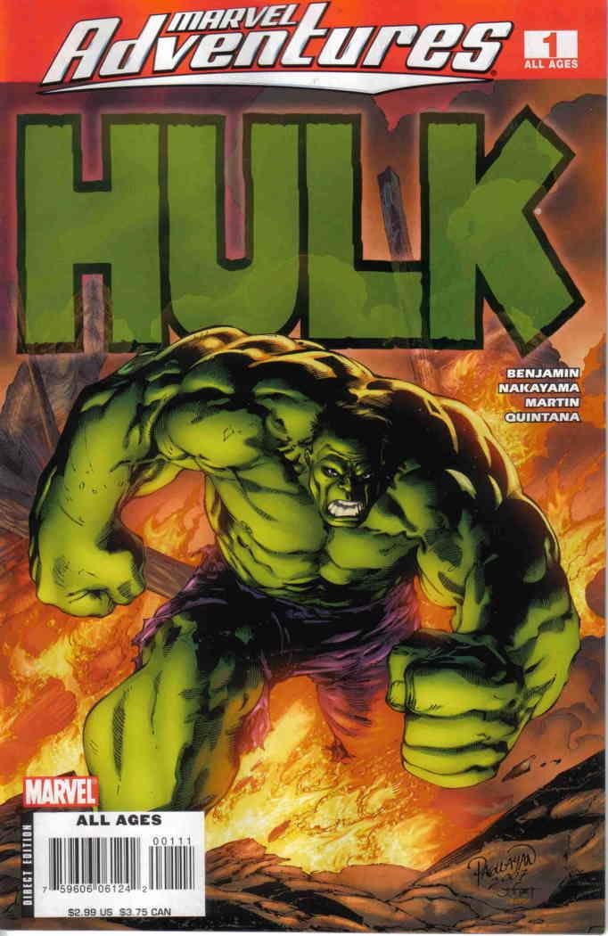 Amazon.com: Marvel Adventures Hulk #1: 9780368938115: Paul Benjamin: Books