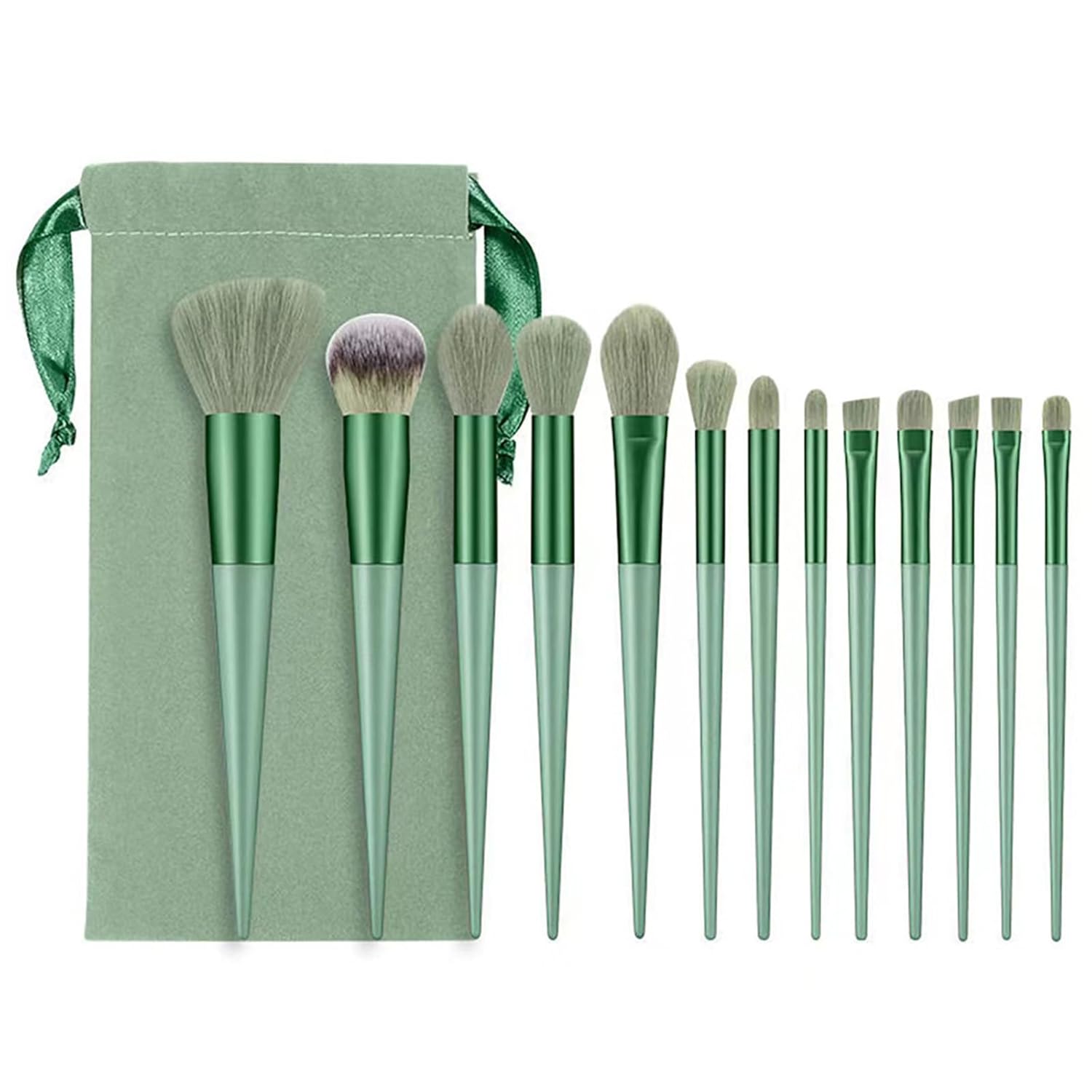 13-Piece Professional Makeup Brush Set – Soft Synthetic Bristles for ...