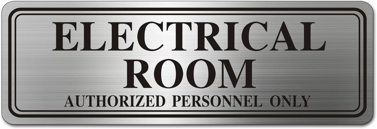 Amazon.com: Metal Stainless Steel Authorized Personnel Only Sign，9x3in ...