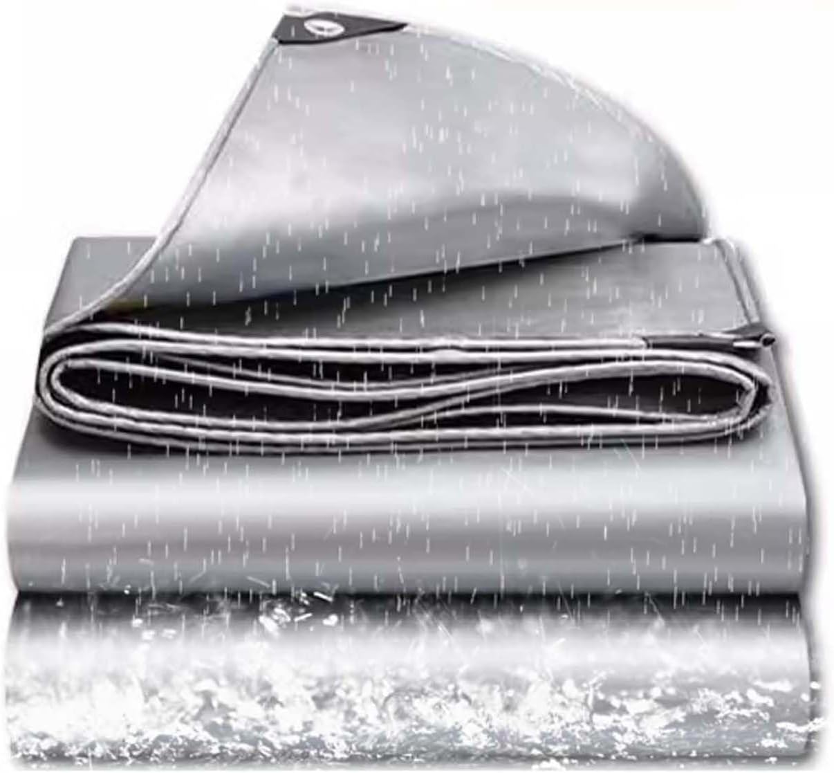 Heavy Duty Waterproof Tarp 1.2x14m/3.9x45.9ft, Extra Thick Tarps ...