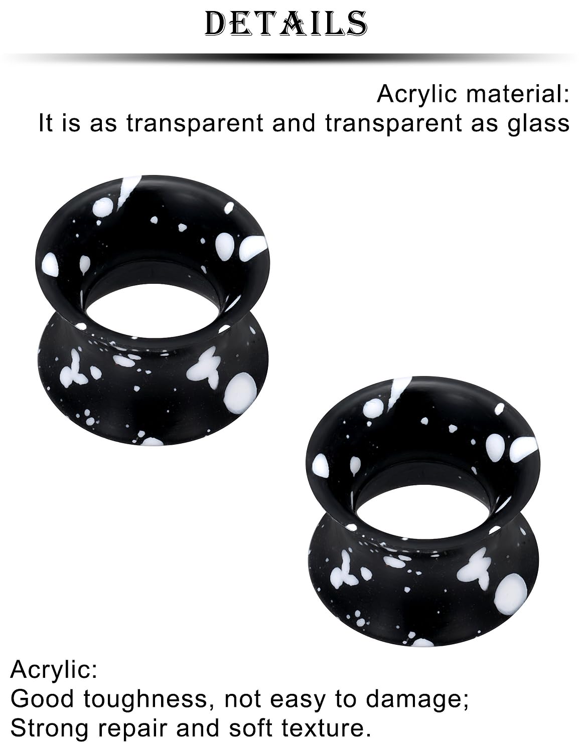 Snapklik.com : 2G Silicone Gauges Tunnels Plugs Earrings Thin Rubber ...