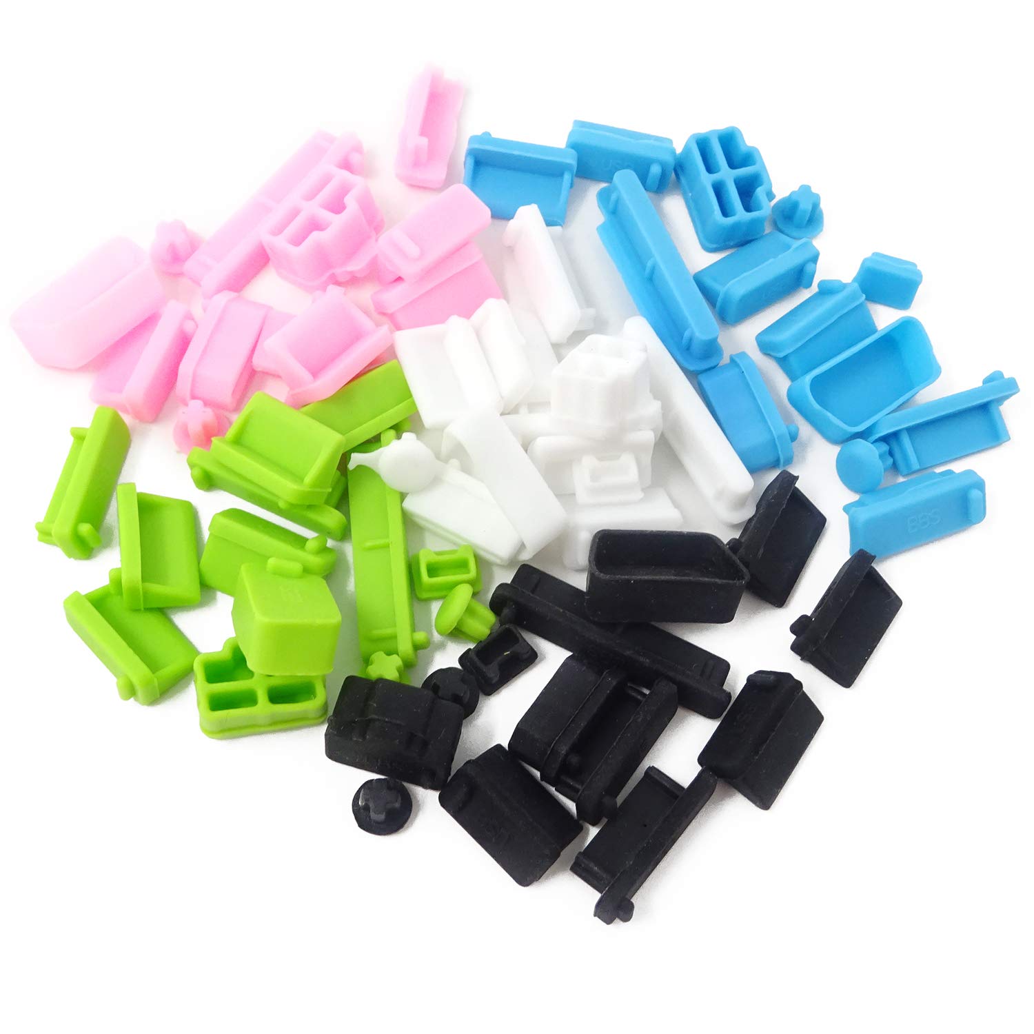 Amazon.com: Honbay 65PCS Silicone General Computer Anti-dust Plugs ...
