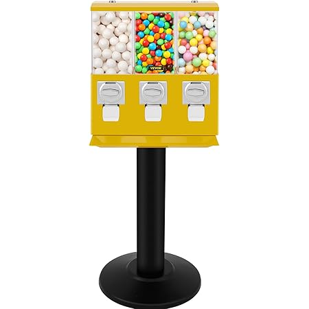 Amazon.com: VEVOR Vending Machine, Classic Gumball Bank, Huge Load ...