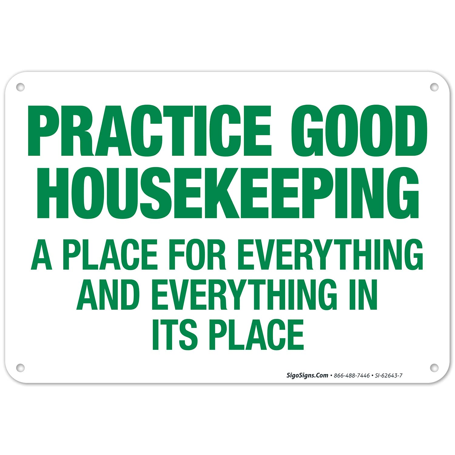 Good Housekeeping Practices