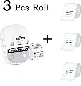 Amazon.com: PRT T20 Label Maker + 4 Roll 1.97" x 1.18" Labels : Office ...