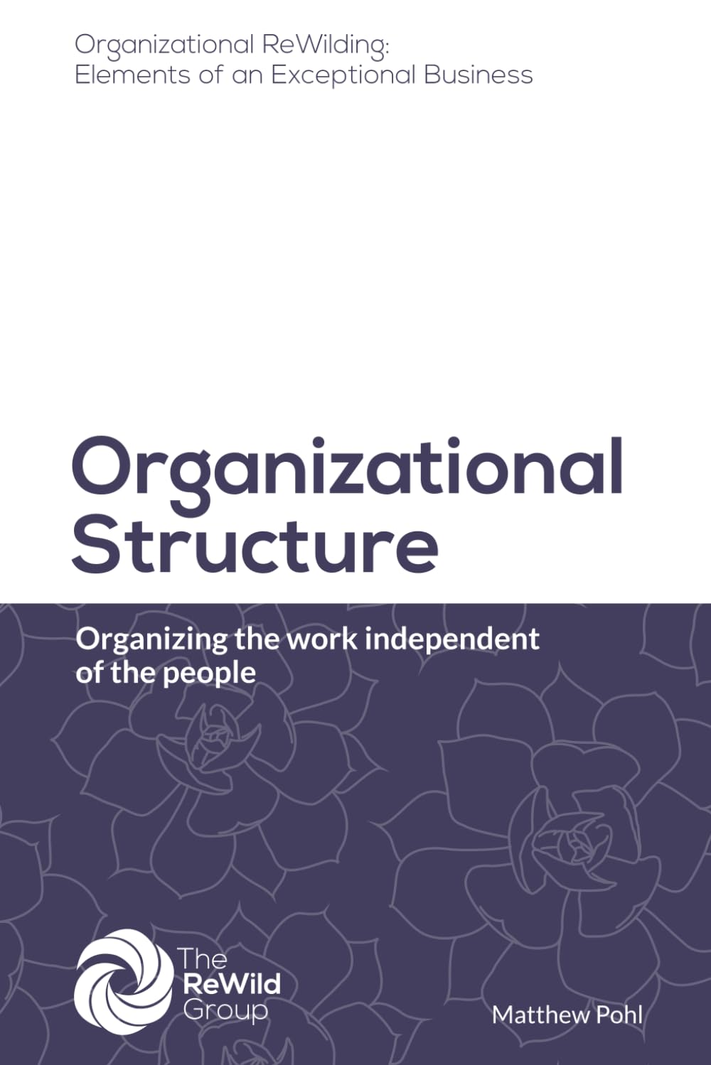 Organizational Structure: Organizing the work independent of the people ...