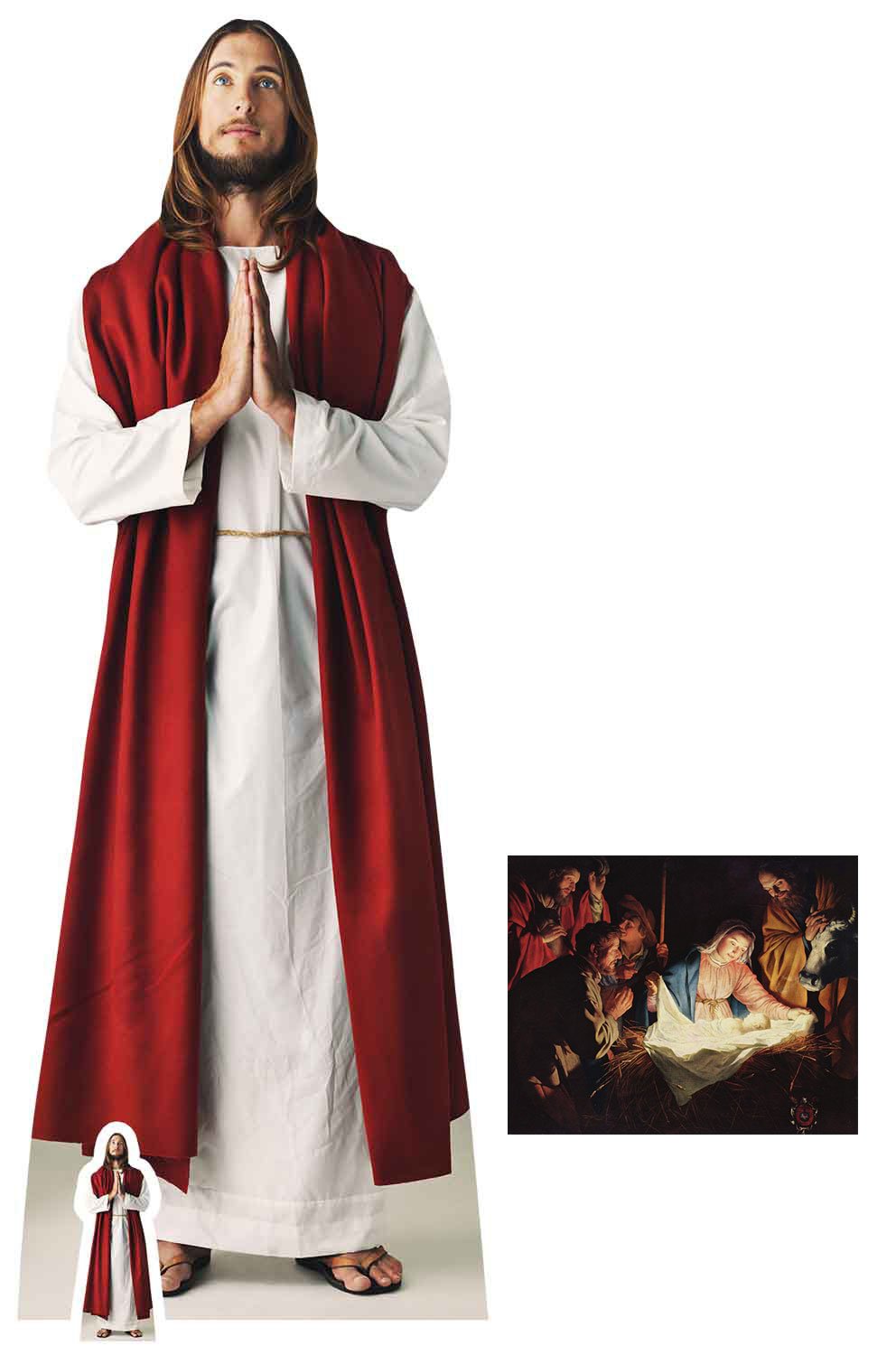 Fan Pack - Jesus Christ Lifesize and Mini Cardboard Cutout/Standup ...