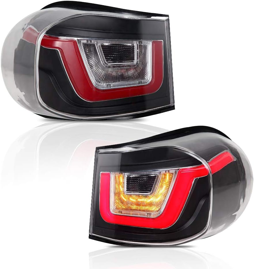 Amazon.com: A&K Led Tail Lights for 2007-2015 Toyota FJ Cruiser, Rear ...