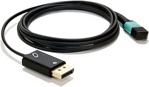 Amazon.com: Detachable All Fiber Optic DisplayPort Set. 40'/12.2m, Plug ...