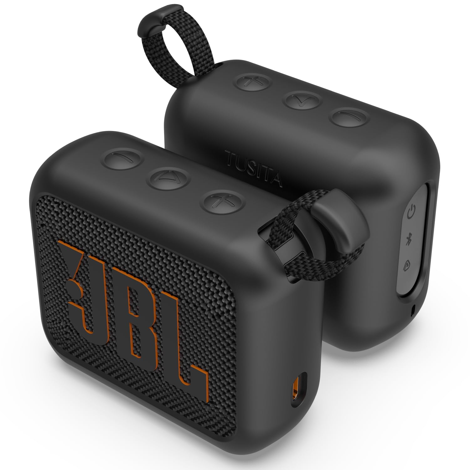 Amazon.com: TUSITA Magnetic Silicone Case Compatible with JBL GO 4 ...