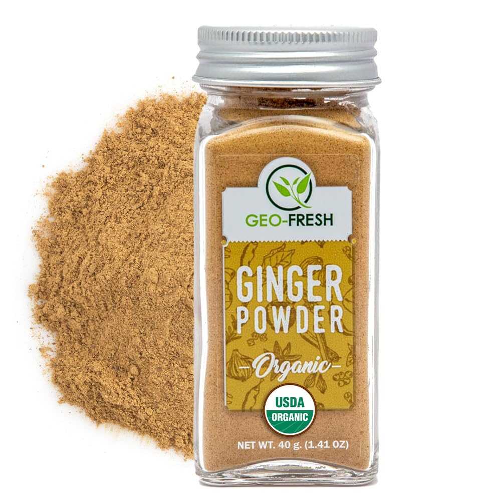 Amazon.com : Geo-Fresh Organic Ginger Powder 1.4 oz - Ground Ginger ...