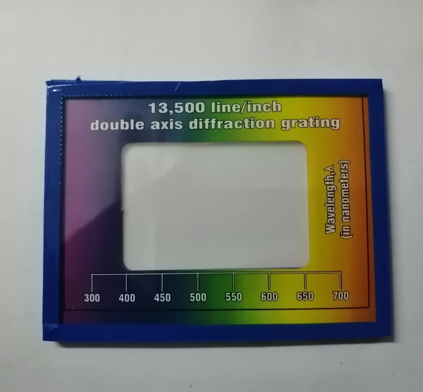 Diffraction Grating 13500 line/inch Double Axis : Amazon.in: Toys & Games