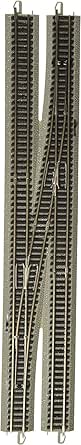 Amazon.com: Bachmann Industries E-Z Track 6 Single Crossover Turnout ...