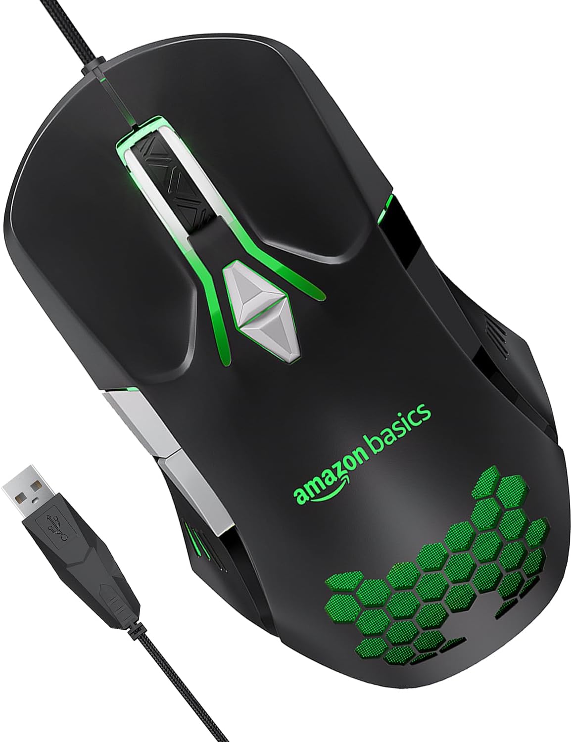 Amazon.in: Buy amazon basics Wired Gaming Mouse with Up to 6400 DPI ...