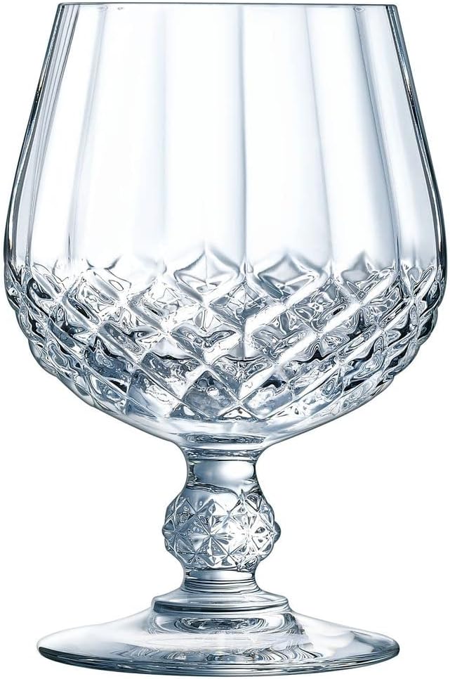 Amazon.com | Eclat Cristal D'Arques Longchamp Brandy Glass, Crystal, 32 ...