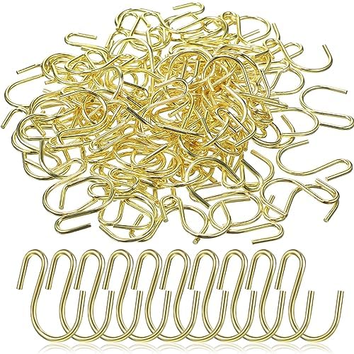 Amazon.com: Sratte 120 Pieces Small S Hooks for Hanging Heavy Duty Mini ...