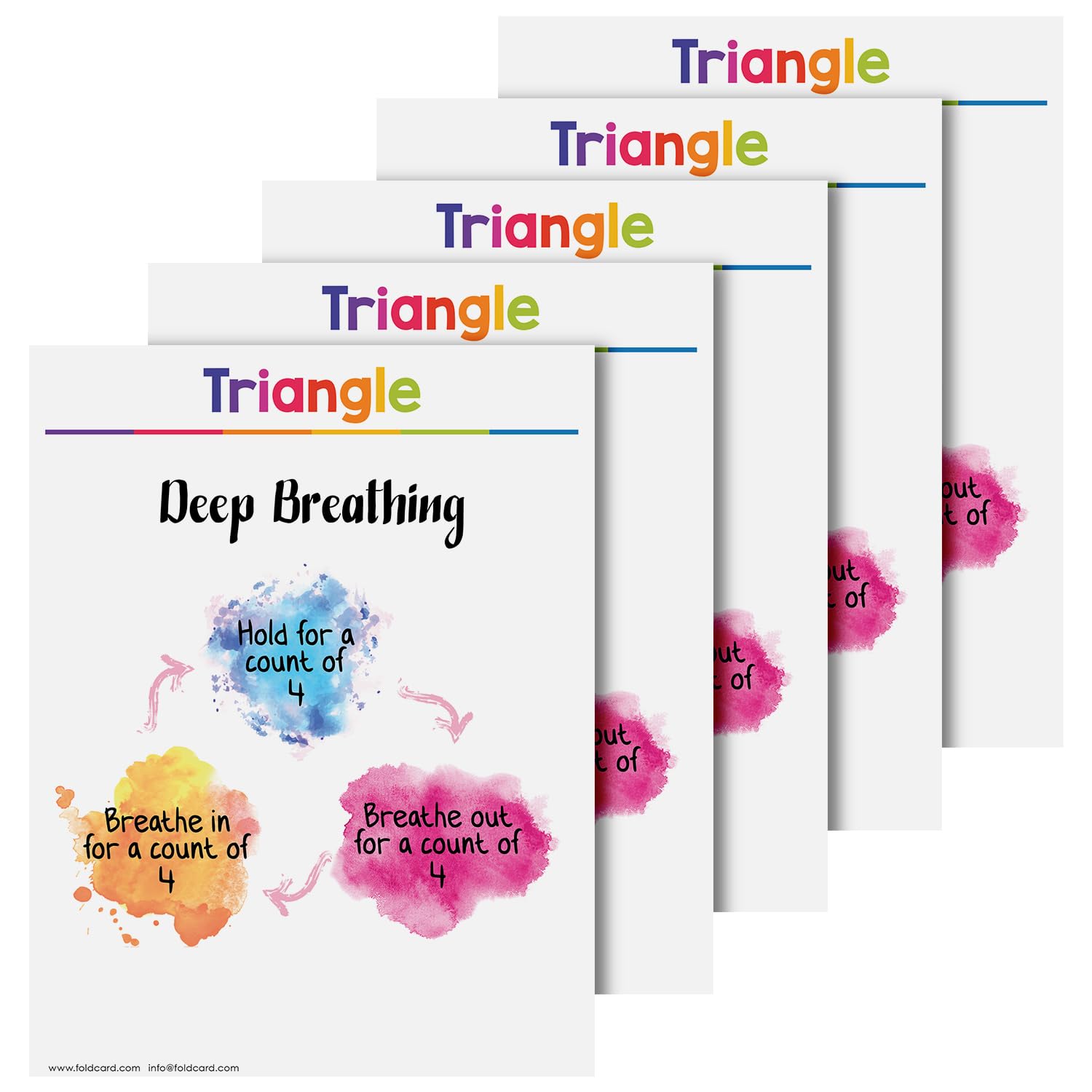 Snapklik.com : Calming Corner Poster Triangle Deep Breathing Feelings ...