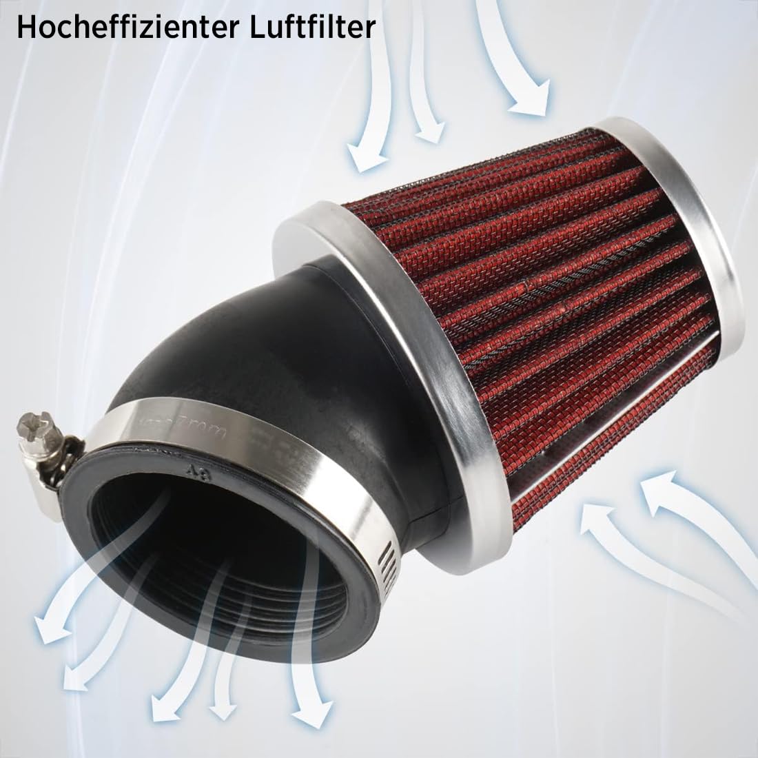 Snapklik.com : Evermotor Air Cleaner Motorcycle Carburetor Filter