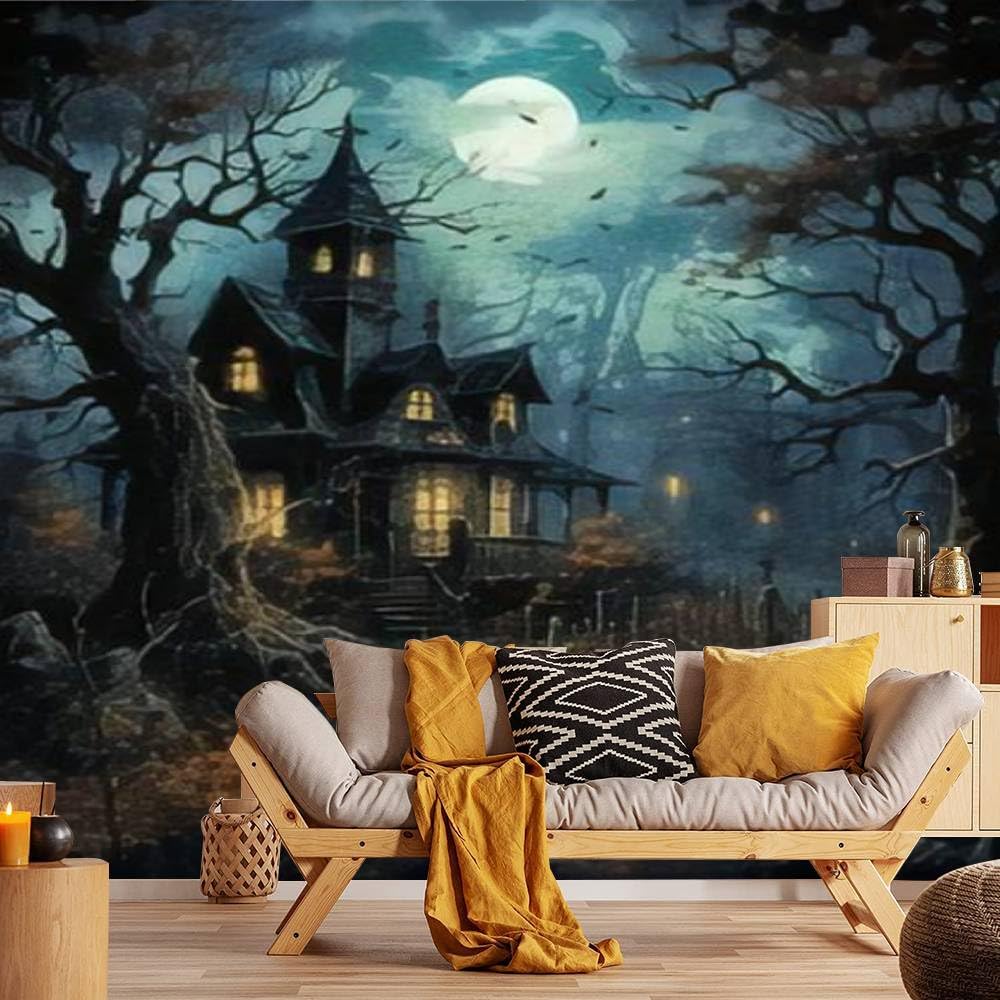 Dark Haunted Living Room
