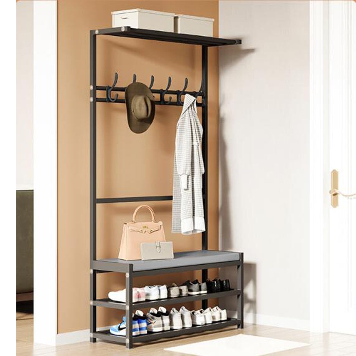 Metal Hall Tree Coat Rack