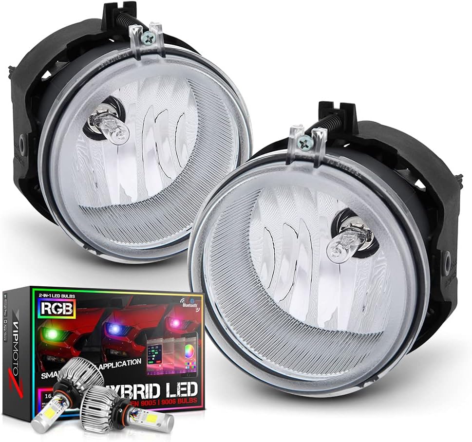 Amazon.com: VIPMOTOZ Front Fog Light Lamp & Bezel For 2008-2010 ...