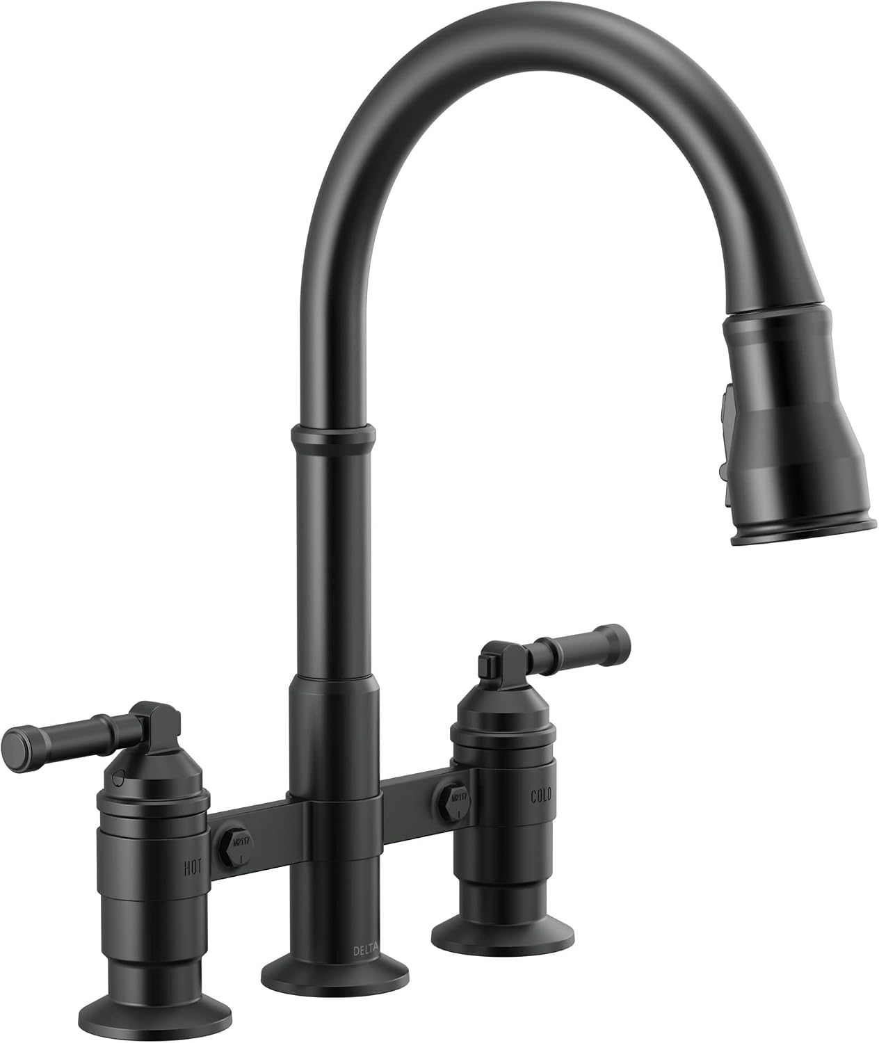 Delta 2390L-BL-DST Delta 2390L-DST Broderick 1.8 GPM Widespread Bridge ...