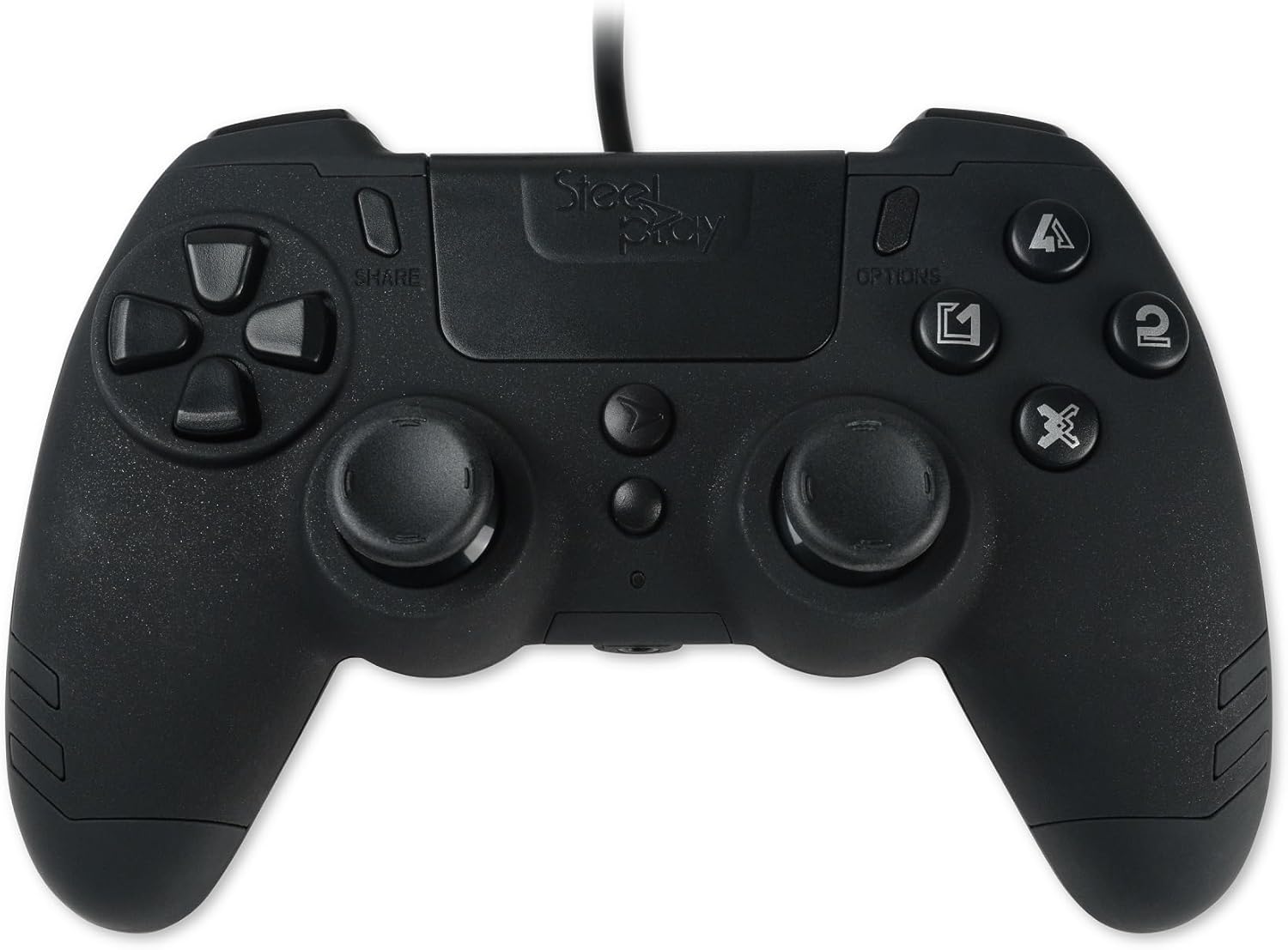 Steelplay - Metaltech Wired Controller (Black) (PS4) : Amazon.co.uk: PC ...