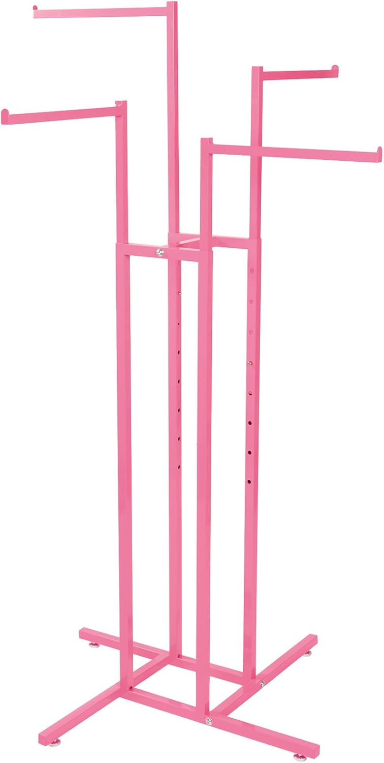Amazon.com: Hot Pink 4 Way Rack with Straight Arms : Industrial ...