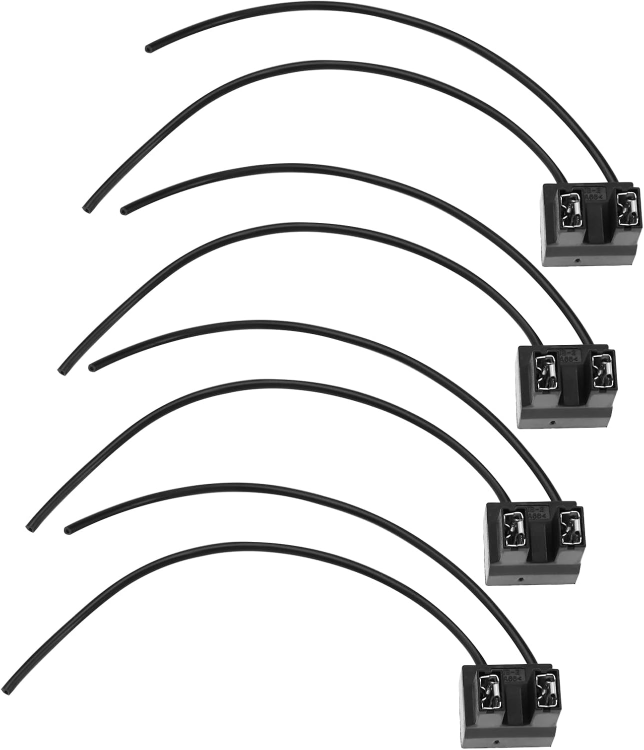 YINETTECH 4PCS H7 PX26D Lamp Socket Wiring Harness Connector for H7 ...