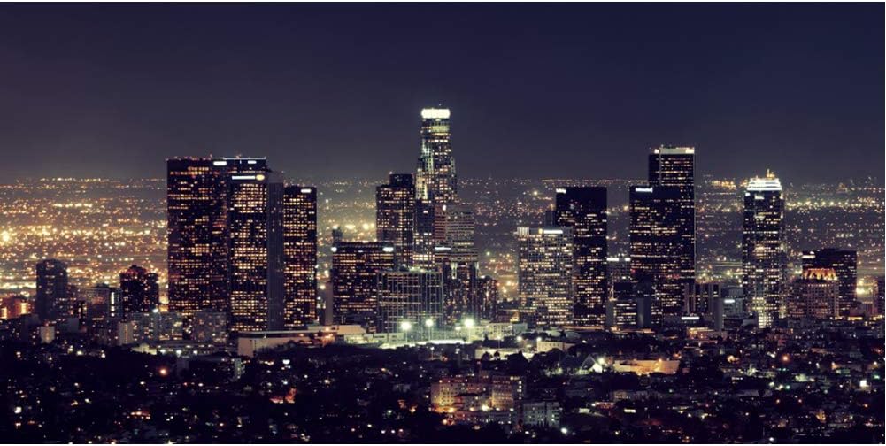 Amazon.com : DORCEV 15x10ft Los Angeles Backdrop for Photography ...