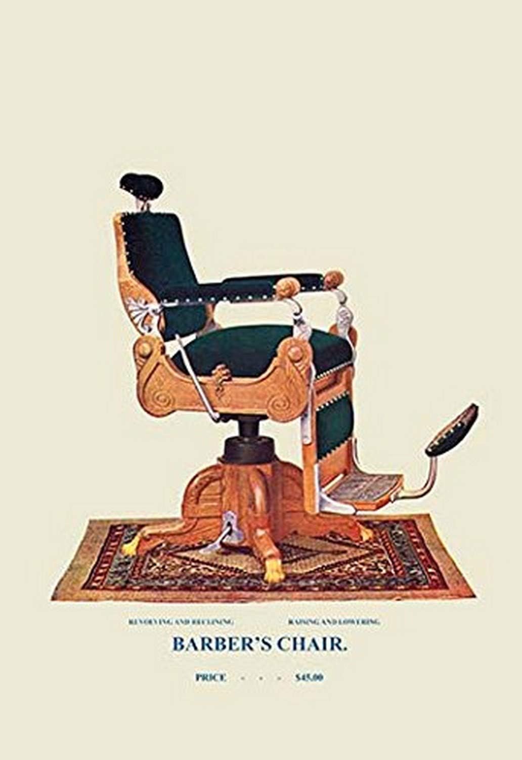 Amazon.com: Buyenlarge 0-587-04537-x-P1218 Barber's Chair #75" Paper ...