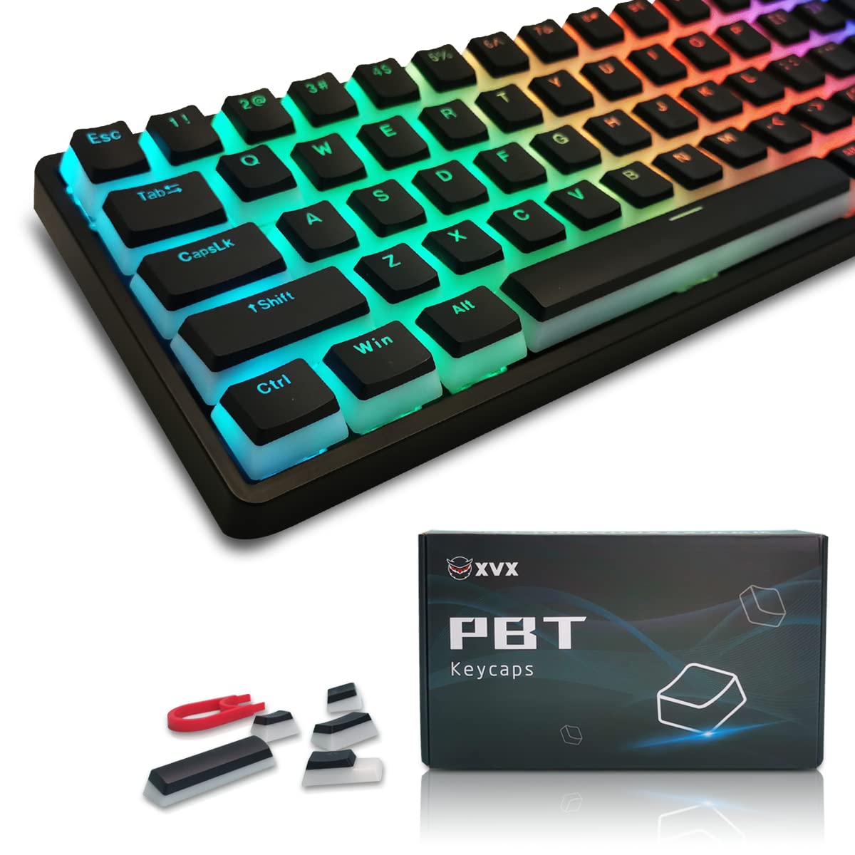 Buy XVX Keycaps - Pudding Keycaps,141 Key Set Custom Keycap, OEM ...