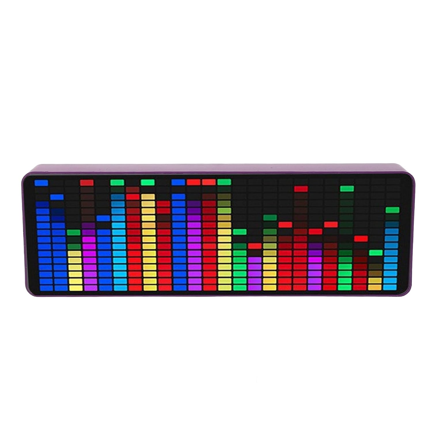 LED Music Visualizer, RGB Audio Spectrum Analyzer with 384 RGB LEDs, 20 ...